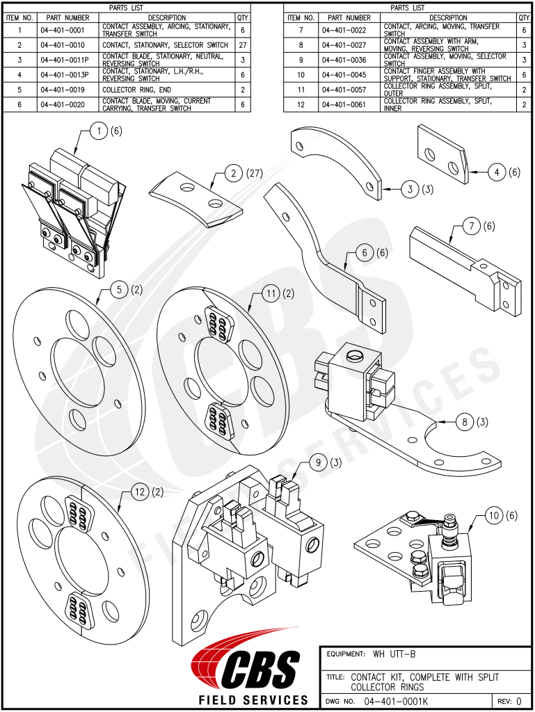 Westinghouse UTT-B Series Kit - Westinghouse UTT-B Complete Contact Kit ... Westinghouse UTT-B Series Kit - Westinghouse UTT-B Complete Contact Kit ...
