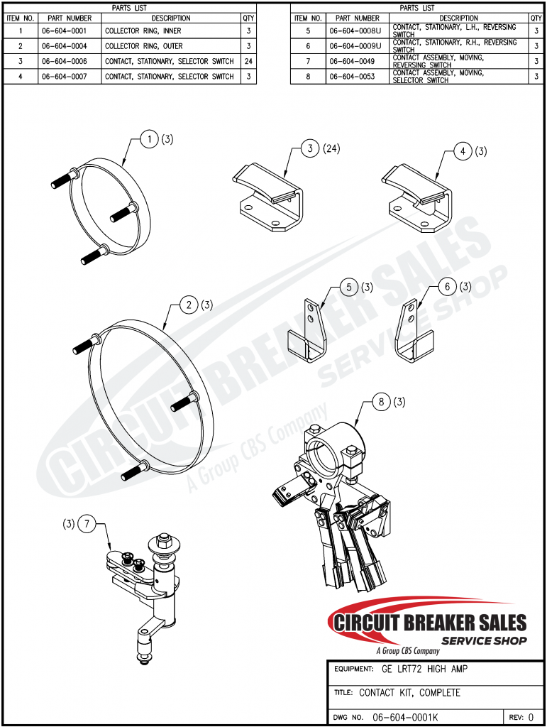 General Electric LRT72 High Amp Series Kit - LRT72 High Recovery ...